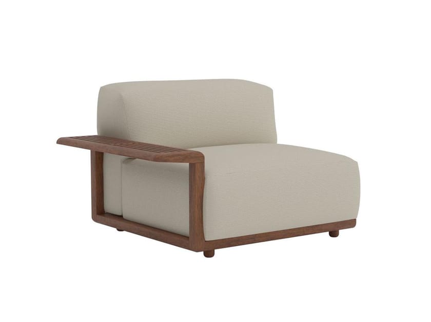 NILO SF2390 Modular fabric garden armchair By Andreu World