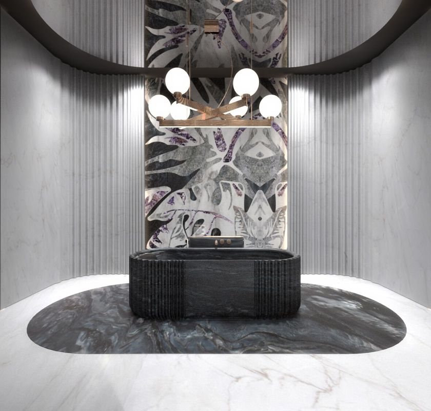 AMAZZONIA GREY B Wall tiles By Antolini