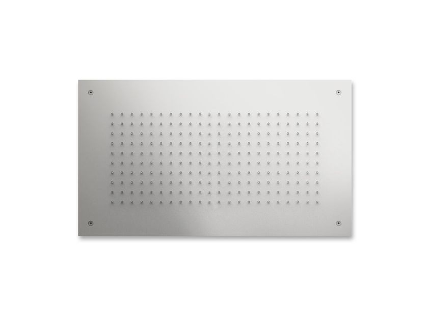 H2O 70X40 Rectangular ceiling mounted stainless steel overhead shower ...