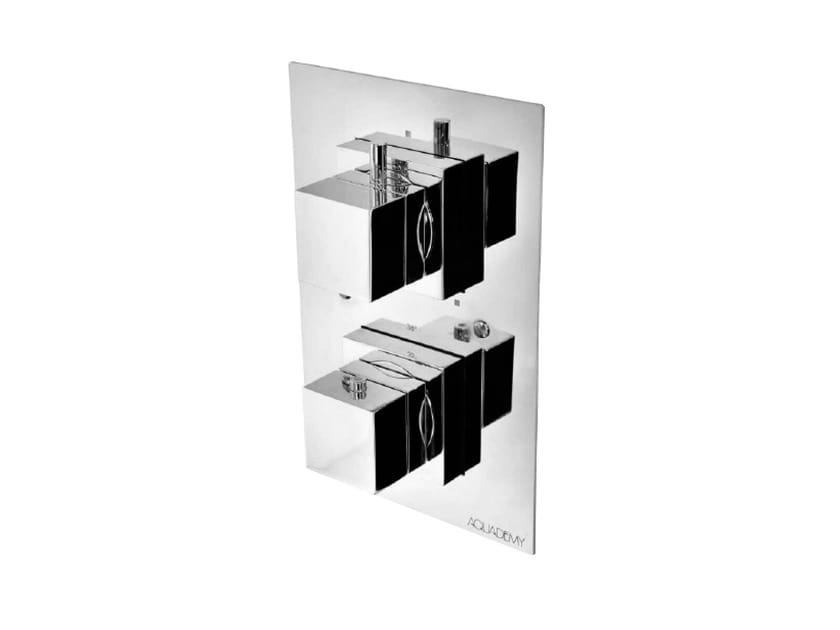 QUADRO THERMO 5 2 hole thermostatic shower mixer By Aquademy