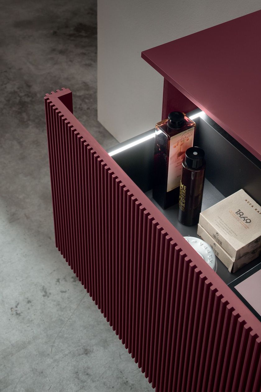 WIND - COMPOSIZIONE 03 Mobile lavabo sospeso con cassetti By Arcom