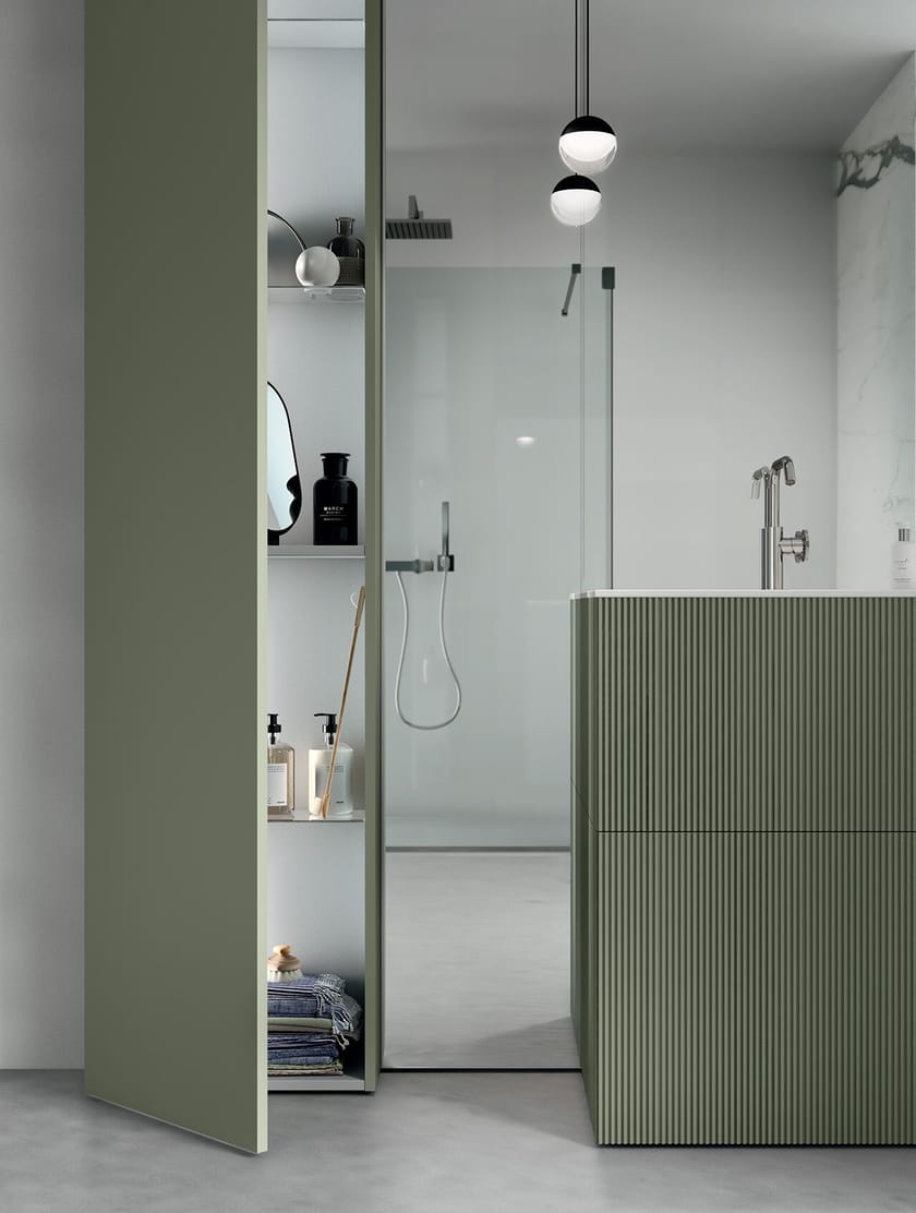 WIND - COMPOSITION 04 Mueble bajo lavabo con cajones By Arcom