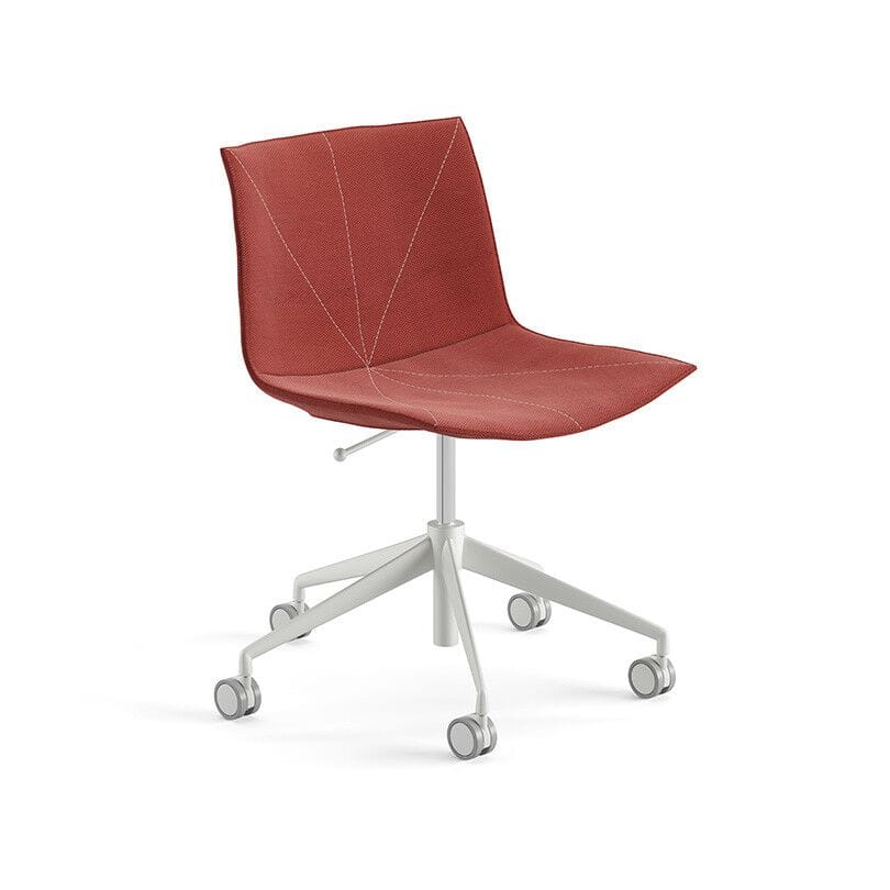 CATIFA (RE) 53 Polypropylene office chair with 5-Spoke base with ...