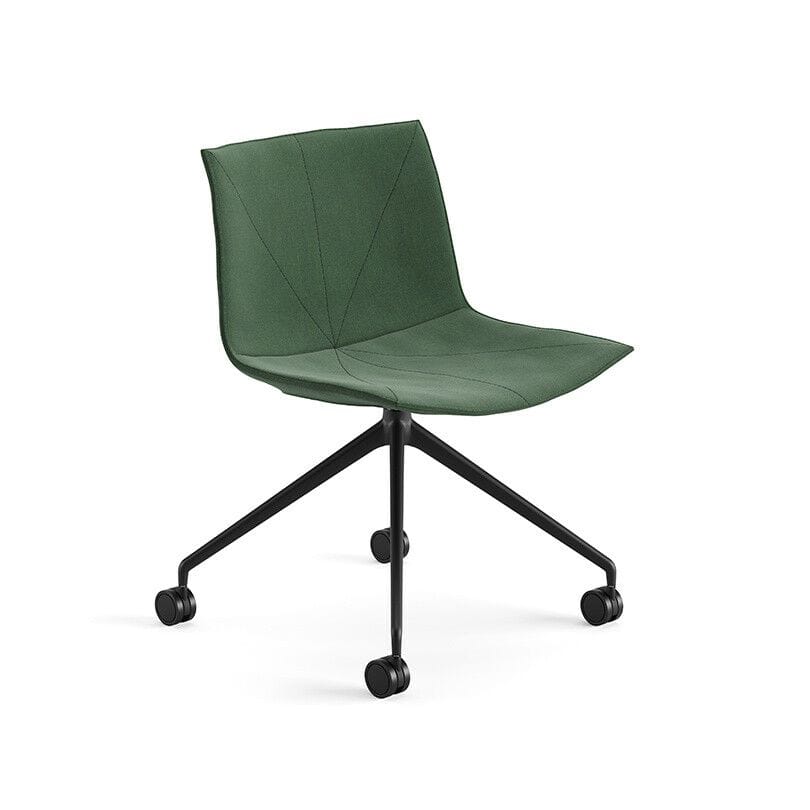 CATIFA (RE) 53 Trestle-based polypropylene office chair with castors By ...