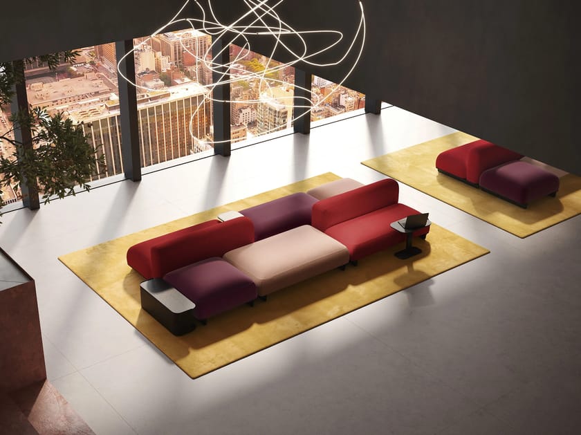 RALIK Fabric small sofa By Arper | design Ichiro Iwasaki