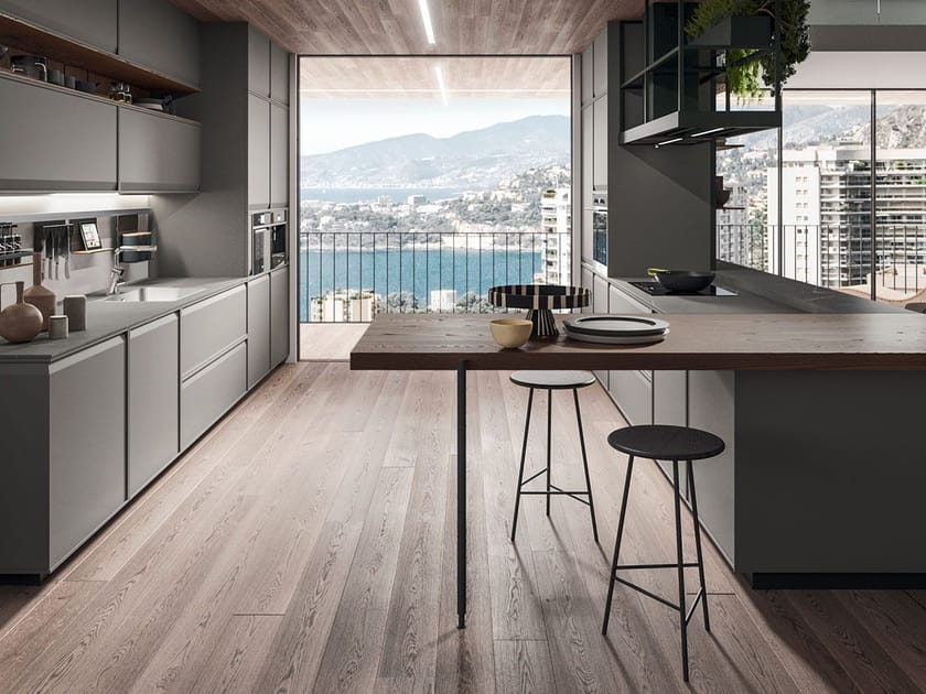 AK_07 Fitted kitchen with peninsula By Arrital