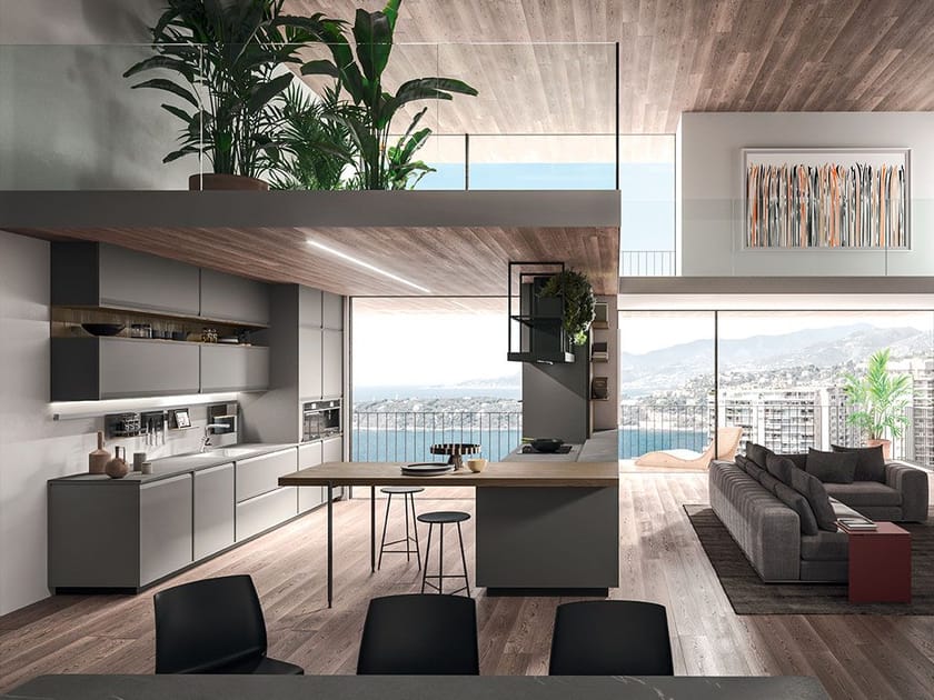 AK_07 Fitted kitchen with peninsula By Arrital