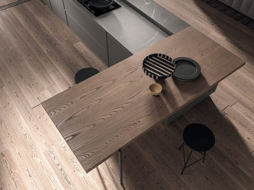 AK_07 Fitted kitchen with peninsula By Arrital