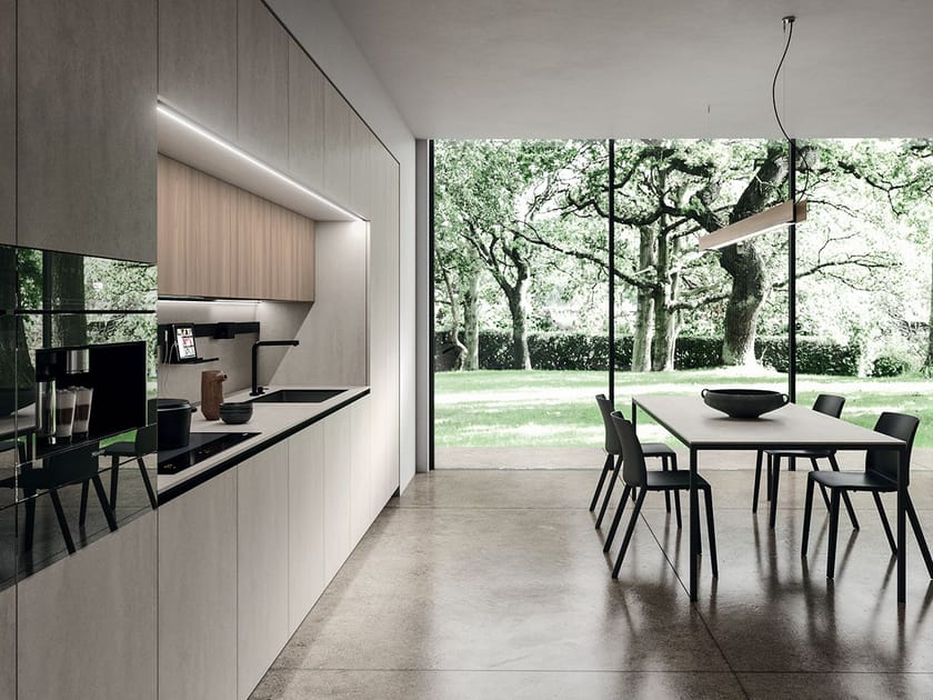 AK_PROJECT Linear kitchen without handles By Arrital