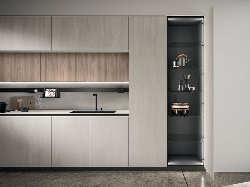 AK_PROJECT Linear kitchen without handles By Arrital