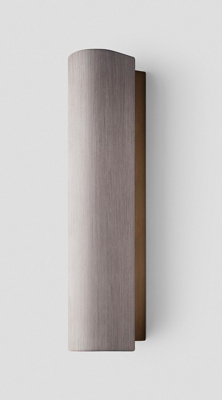 12:40 Dimmable LED wood veneer wall light By Articolo Studio