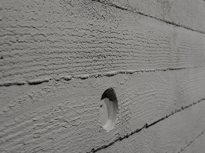 T-ROD PLATE Glass-fibre 3D Wall Cladding with concrete effect By ...