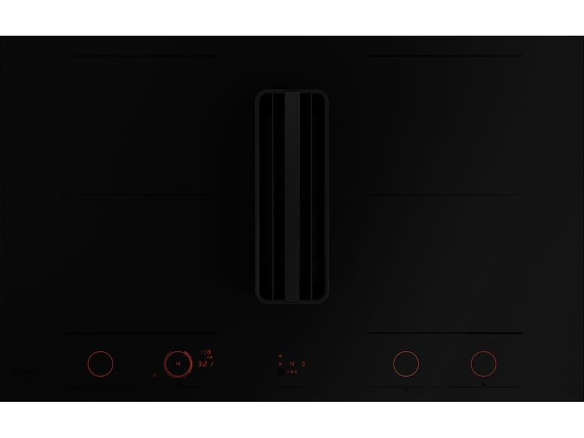 HIHD 854 MF Piano cottura a induzione in vetro con cappa integrata By Asko