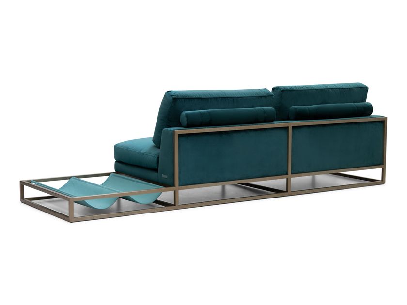 V210/W Fabric sofa with integrated magazine rack By Aston Martin