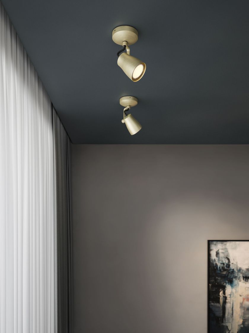 JUNO SINGLE Round adjustable ceiling aluminium spotlight By Astro Lighting