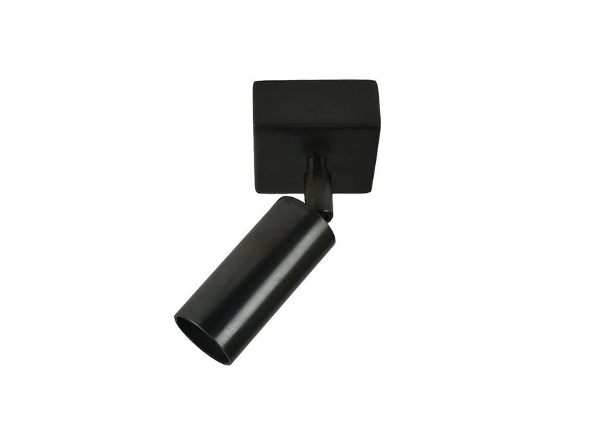 LIT ON SQUARE BASE Square adjustable ceiling brass spotlight By ...