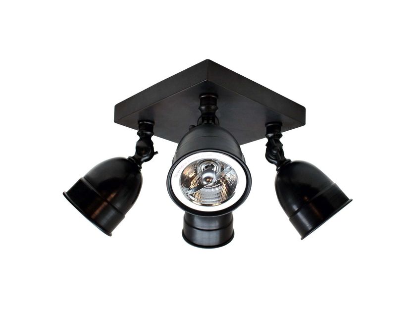 POIRE ON SQUARE BASE LARGE Ceiling lamp By Authentage Lighting