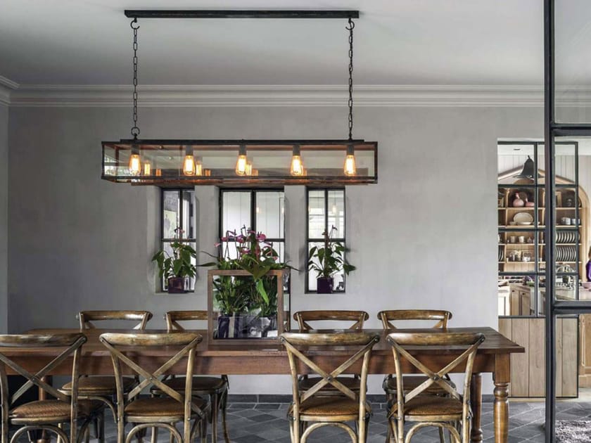 VITRINE LONG CHAIN Pendelleuchte By Authentage Lighting