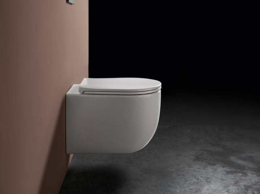 AVANI Wall-hung ceramic toilet By Axa | design Alessandro Paolelli