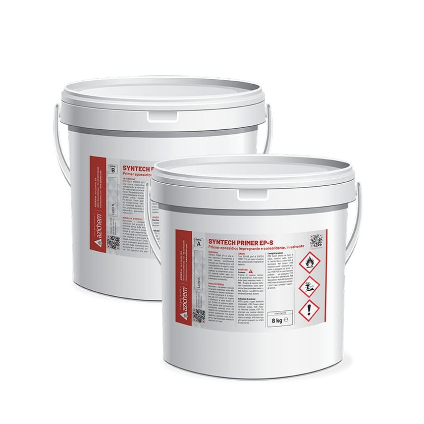Primer epossidico in solvente impregnante e consolidante SYNTECH PRIMER EP-S - Azichem - Edilportale