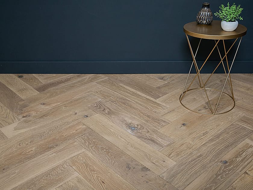 Wooden parquet BÂTON ROMPUS FICELLE By Signature Parquet