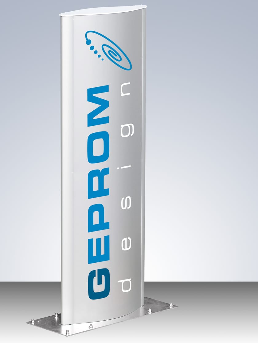 Espositore bifacciale B-TOTEM-E - GEPROM design