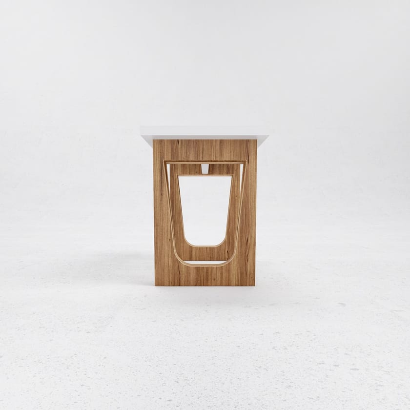 Wood veneer bench seating B2 B Collection By ODESD2 design Svyatoslav Zbroy