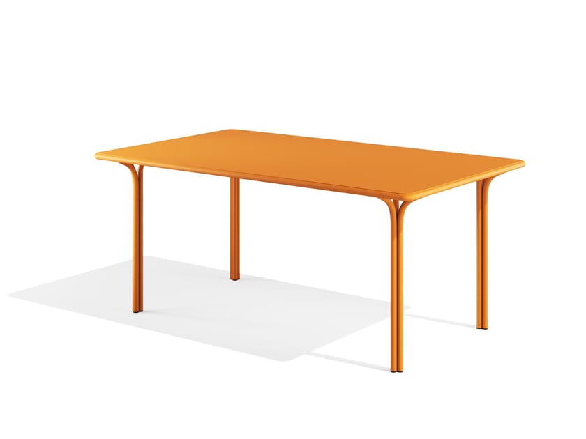 JOS Tavolo rettangolare in acciaio verniciato a polvere By BABEL D | design Simone Bonanni