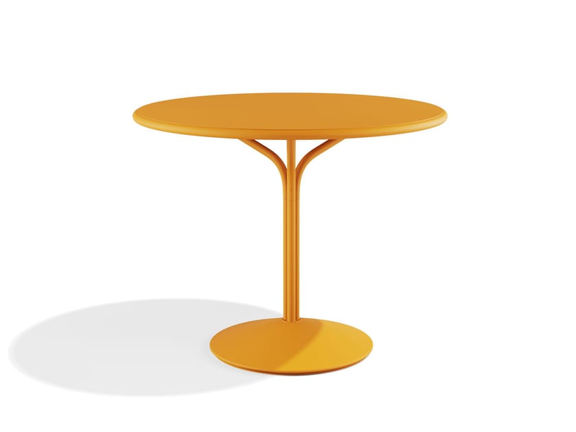 JOS Round powder coated steel table By BABEL D | design Simone Bonanni