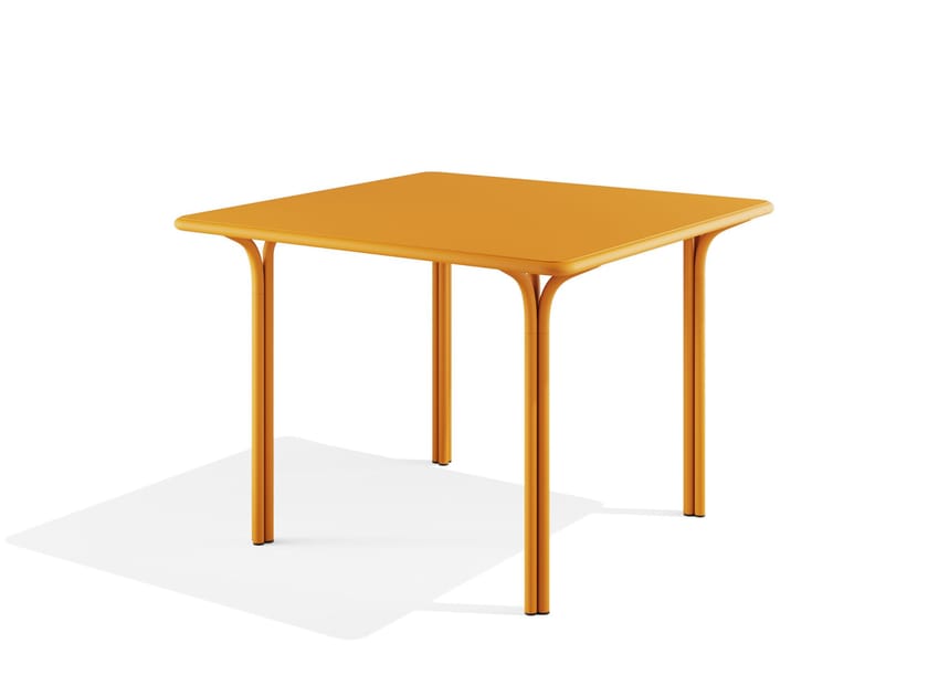 JOS Square powder coated steel table By BABEL D | design Simone Bonanni