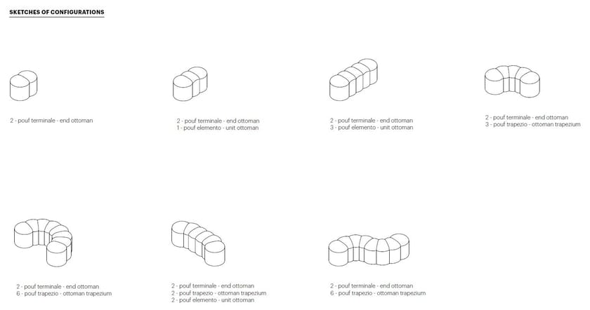 BACO Pouf By Meridiani | design Andrea Parisio