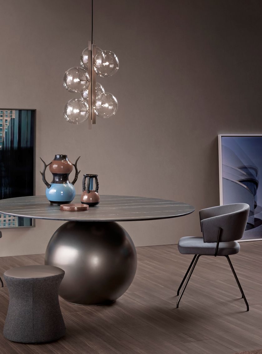 BAHIA Upholstered leather chair By Bonaldo | design Mauro Lipparini
