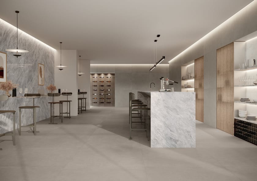 BALANCE - DARK GREY wall/floor tiles By ARIOSTEA