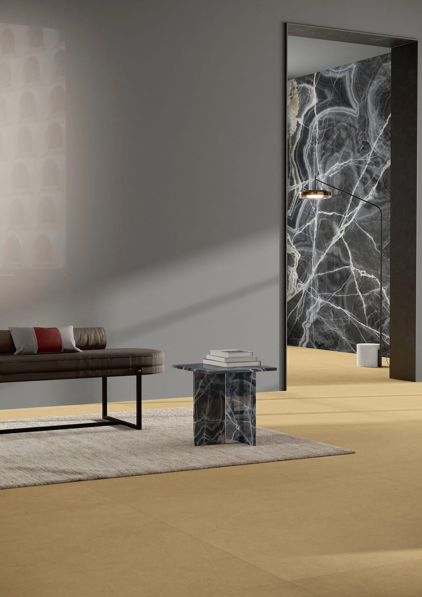 BALANCE - MUSTARD Wall/floor tiles By ARIOSTEA