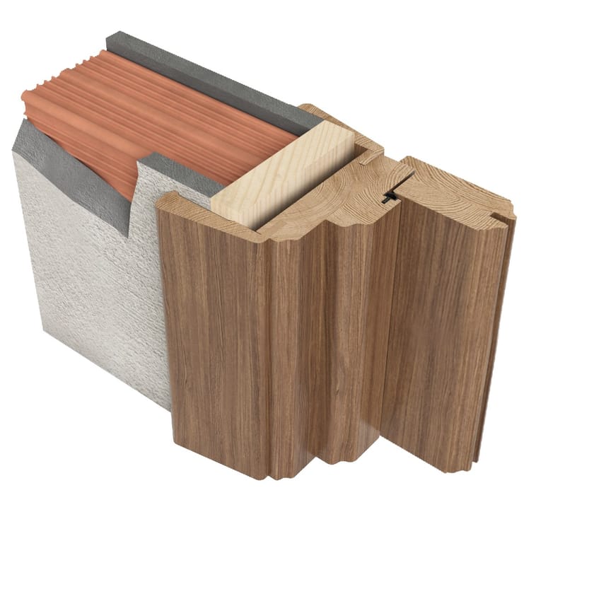 MASSELLO ANTICO Puerta batiente de madera maciza By DIERRE