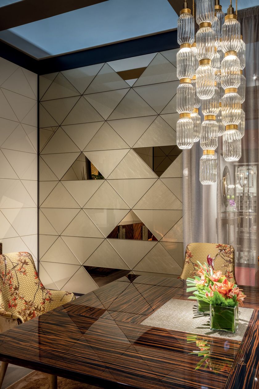 BALLET Pyrex® chandelier By Sicis | design Massimiliano Raggi