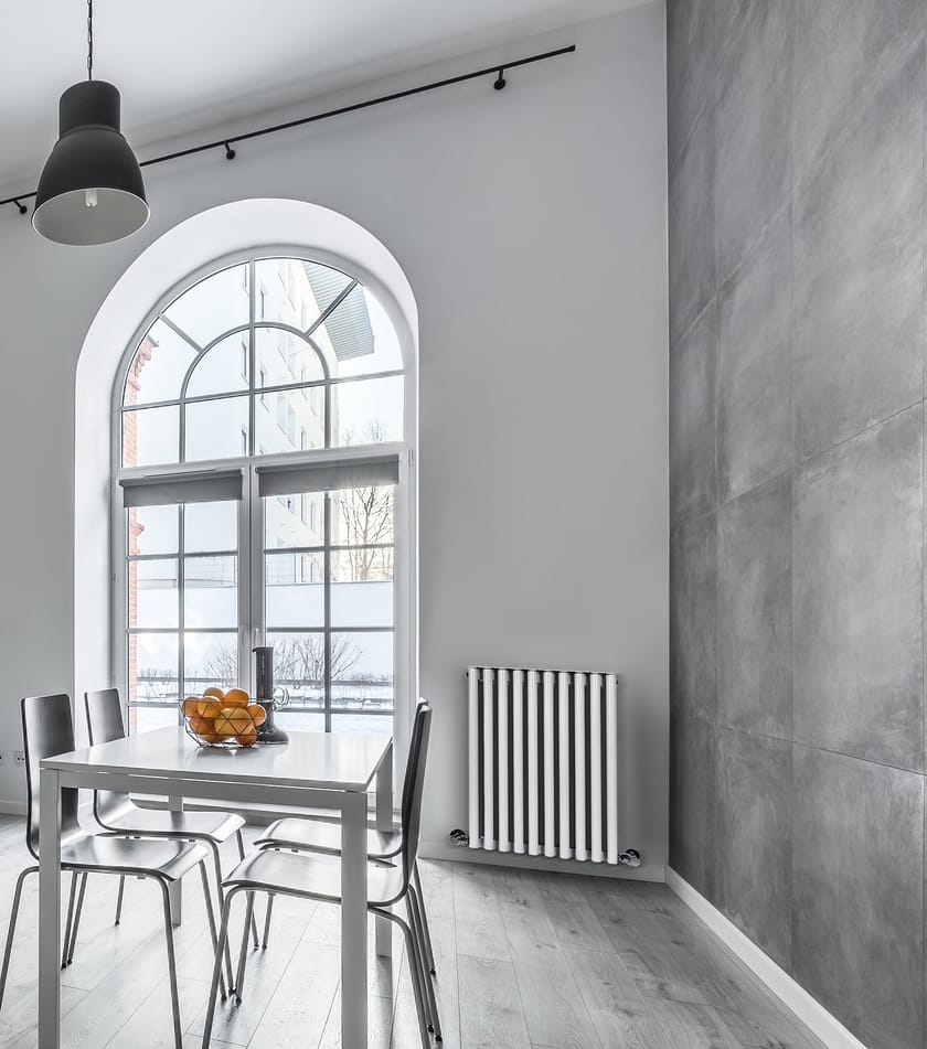 Wall-mounted aluminium radiator BAMBOOO By RIDEA