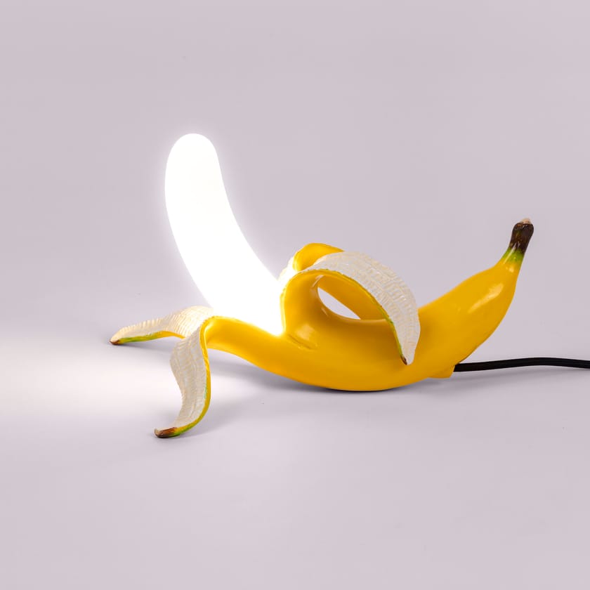 BANANA LAMP YELLOW DEWEY Table lamp By Seletti