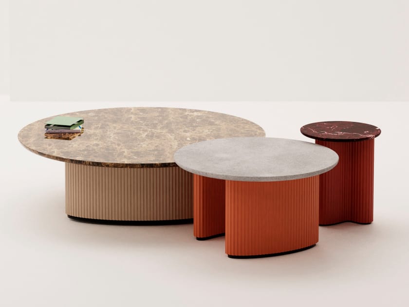 Reconstructed stone Lounge tables | Archiproducts