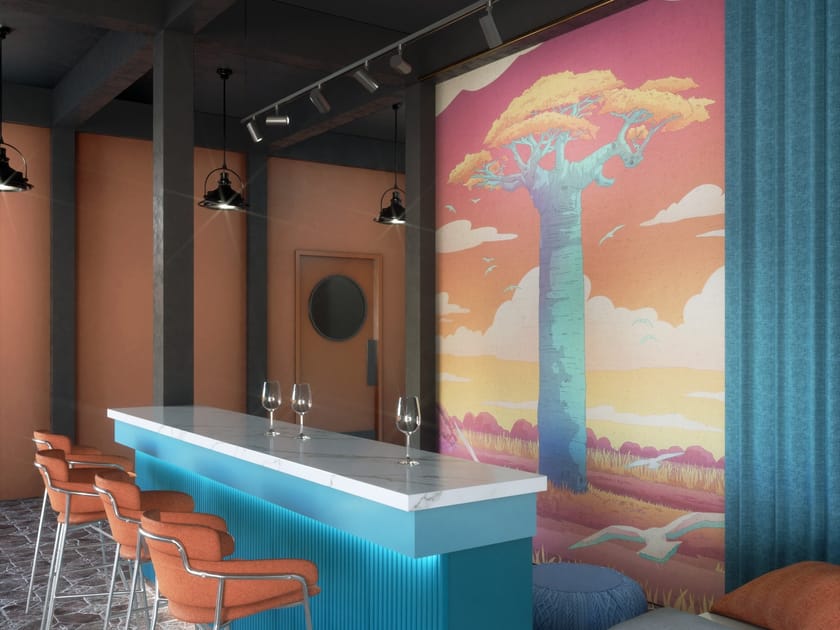 BAOBAB wallpaper By beWall design Camila Nogueira