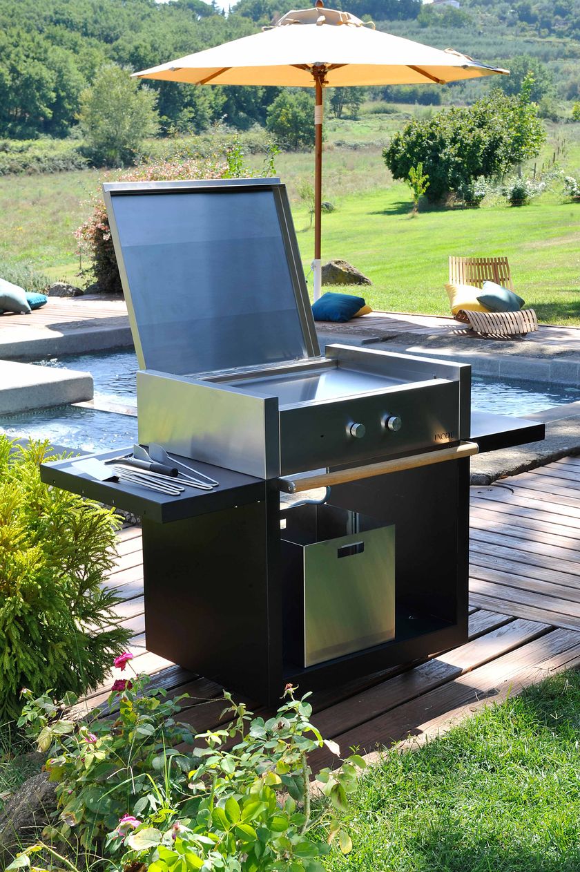 Gartengrill aus Edelstahl BARBY By Unopiù Design Alessandro Andreucci ...