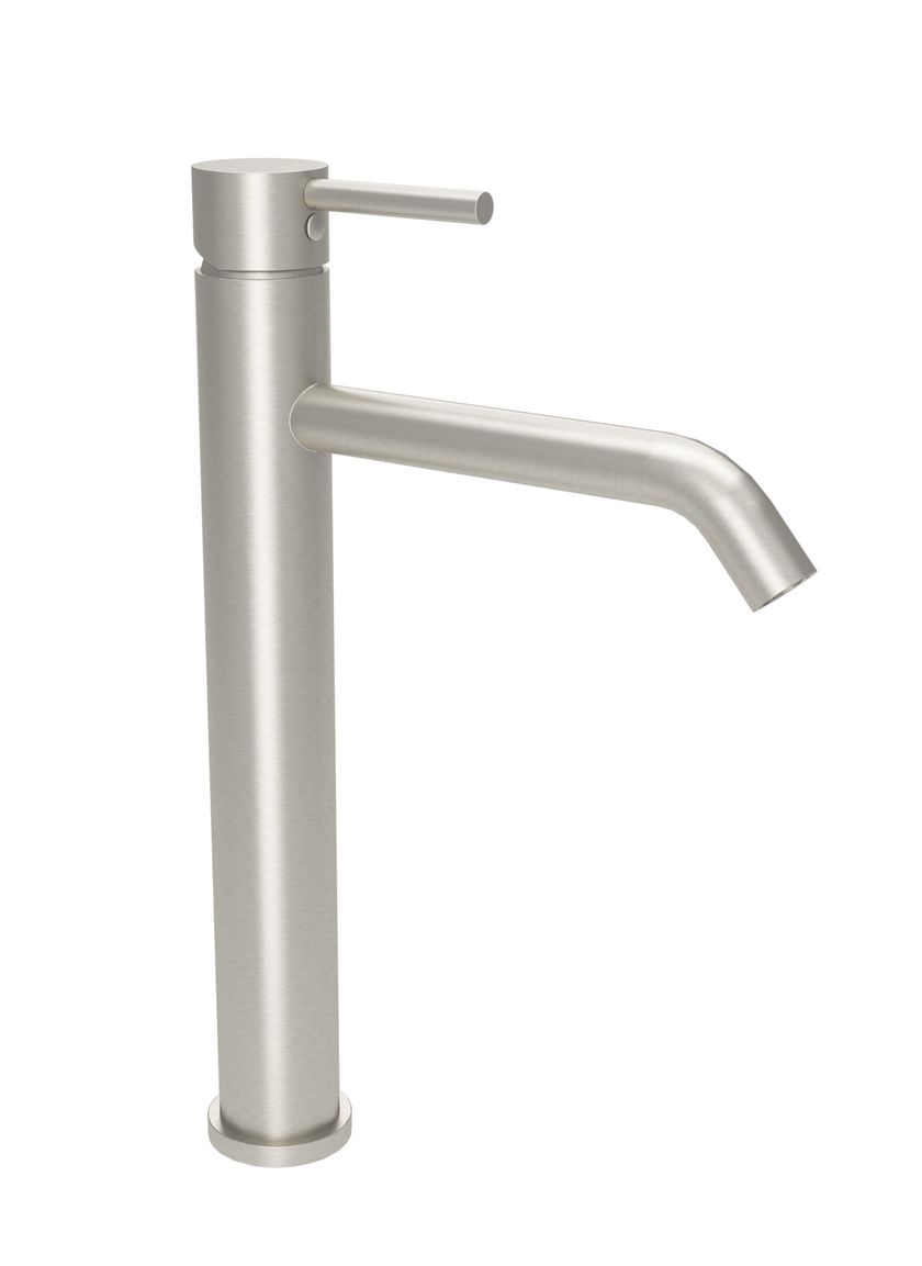 ZIP B66 Countertop High washbasin mixer without waste By BARIL