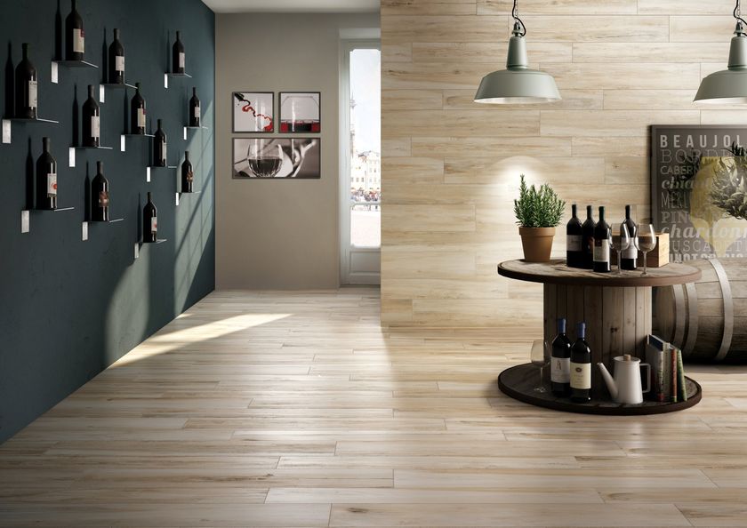Porcelain stoneware wall/floor tiles with wood effect BARRIQUES By ...