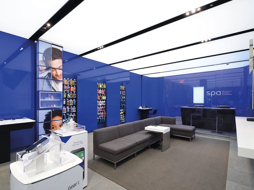 Acoustic backlit indoor PVC stretch ceiling BARRISOL® ACOUSTIC LIGHT By ...