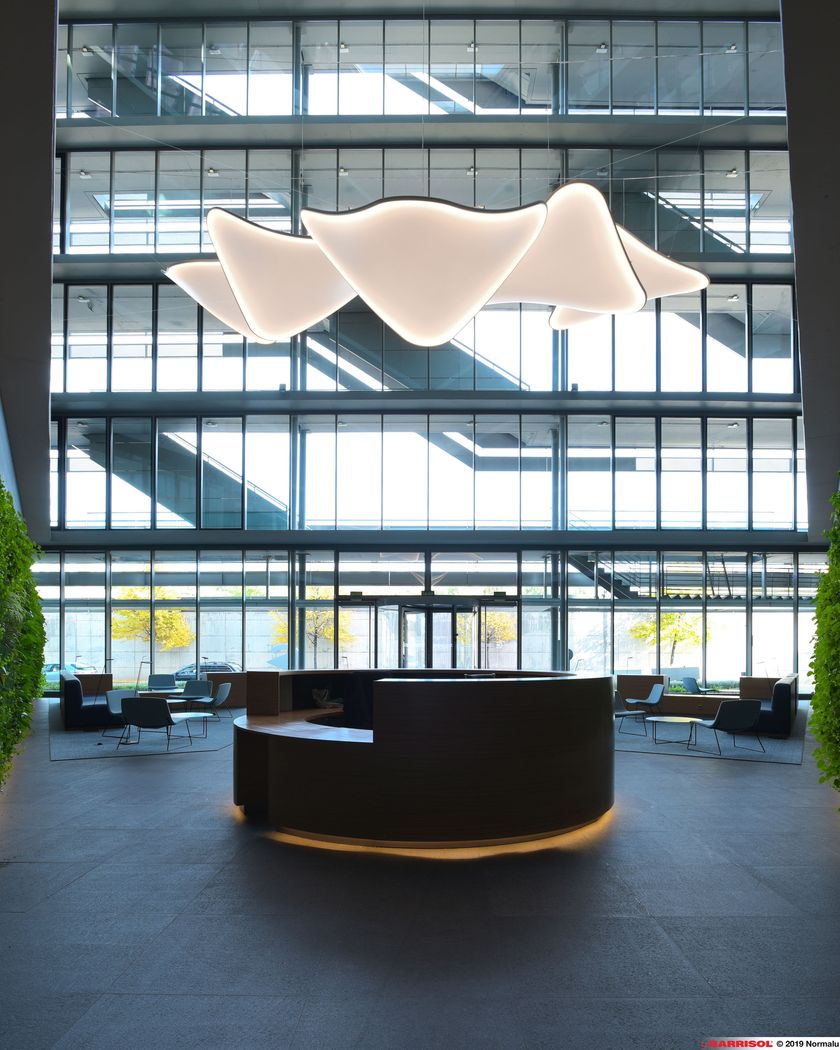 BARRISOL® LOVEGROVE LED PVC pendant lamp By BARRISOL | design Ross ...