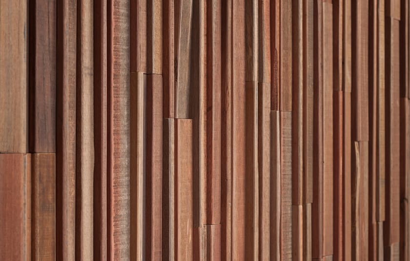 Panel de pared 3D de madera para interiores y exteriores BARROW By ...