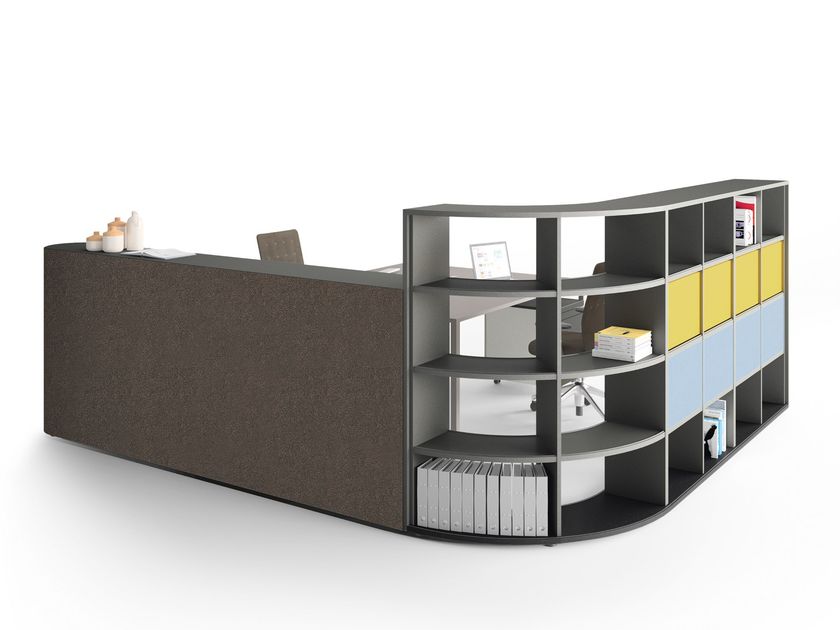 Modular Office reception desk BASIC FLOW - COUNTER By werner works