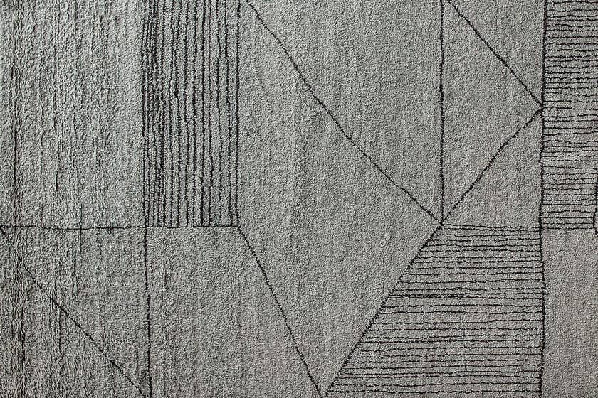 BERBÈRE Rectangular wool rug By BAXTER