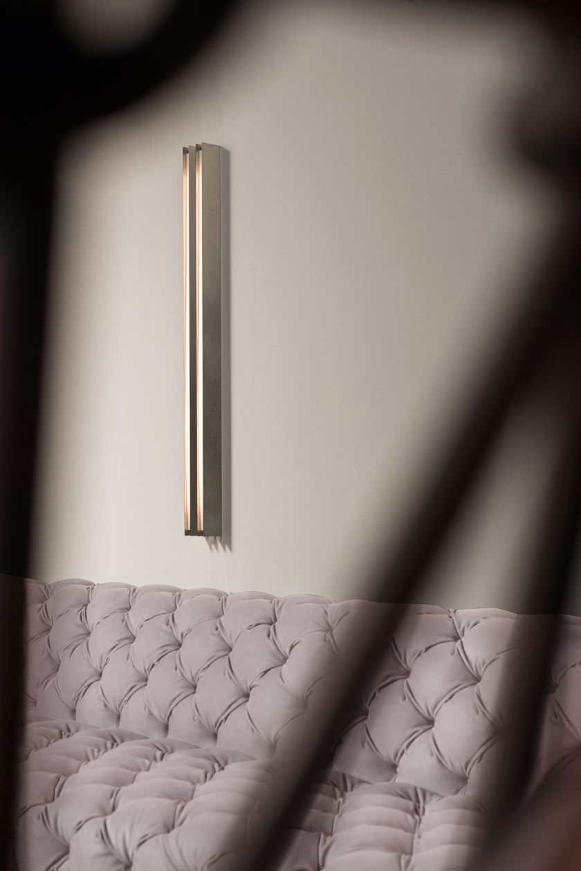 BLADE LED brass wall light By Baxter