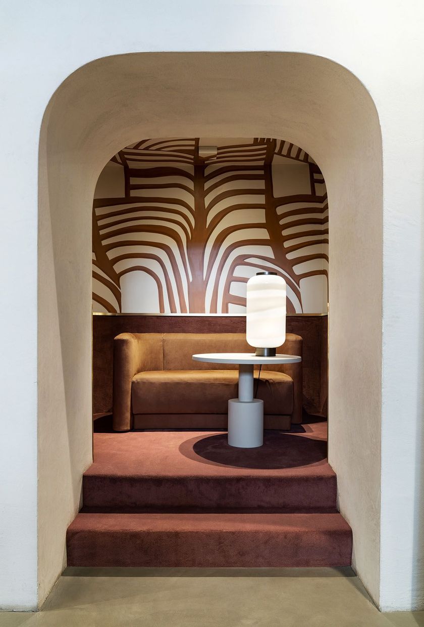 CLARA Sitzbank aus Leder By Baxter | design Christophe Delcourt